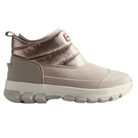 Hunter | Shoes | Hunter Ankle Boots Insulated Metallic Snow | Poshmark